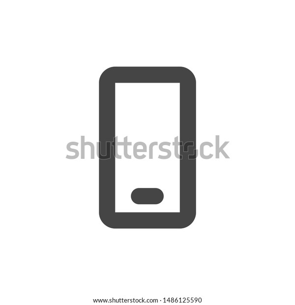 Phone Icon Outline Style Stock Vector (Royalty Free) 1486125590 ...