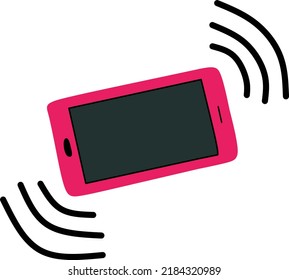 Phone Icon Rings Vector Phone Stock Vector (Royalty Free) 2184320989 ...