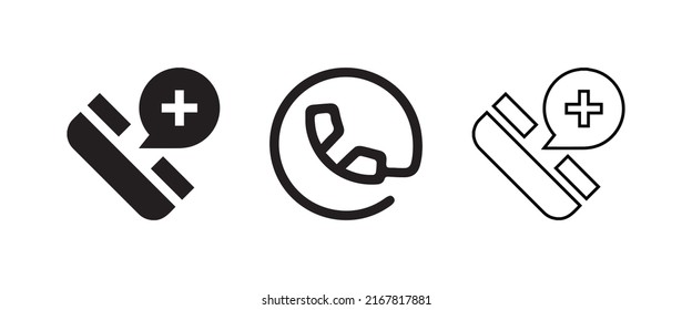 Phone Icon Set Call Icon Vector Stock Vector (Royalty Free) 2167817881 | Shutterstock