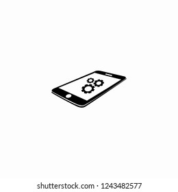 Phone Icon Settings Menu: เวกเตอร์สต็อก (ปลอดค่าลิขสิทธิ์) 1243482577 ...