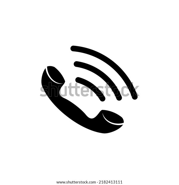 Phone Icon Signal Flat Phone Cell Stock Vector (Royalty Free ...