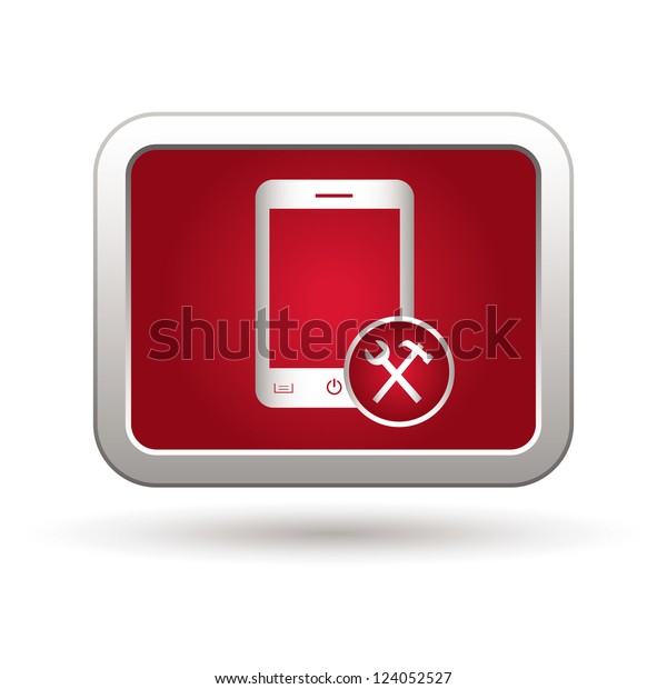 Phone Icon Tools Menu Vector Illustration Stock Vector (Royalty Free ...