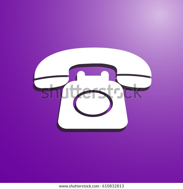 Phone Icon Trendy Flat Style Vector Stock Vector (Royalty Free ...