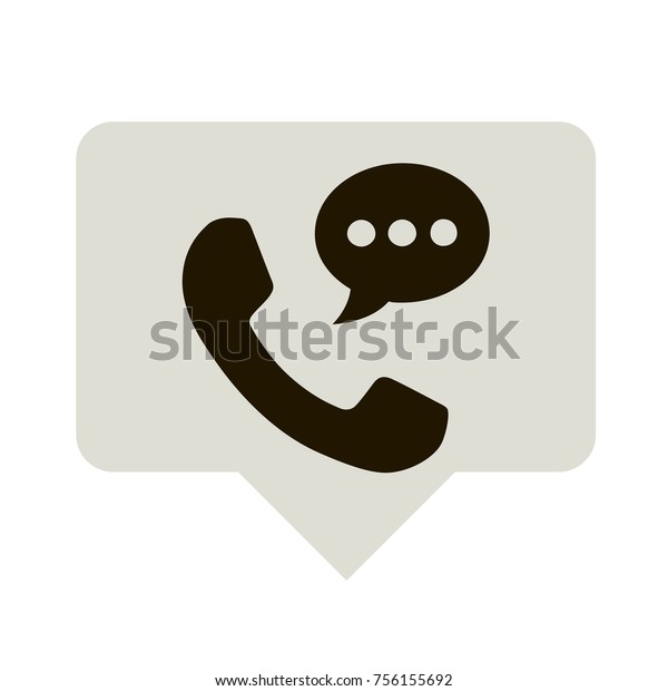 Telefonische Ikone im trendigen Flachstil. Telefon-Symbol für Ihr ...