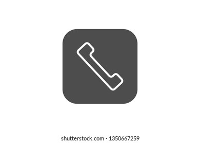 Phone Icon Vector Gray Colour Eps Stock Vector (Royalty Free ...