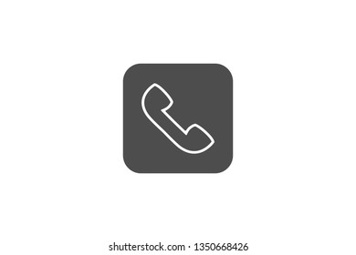 Phone Icon Vector Gray Colour Eps Stock Vector (Royalty Free ...