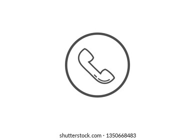 Phone Icon Vector Gray Colour Eps Stock Vector (Royalty Free ...
