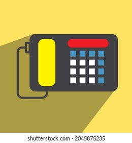 Phone Icon Vector Illustration Shadow Eps10 Stock Vector (Royalty Free ...