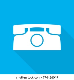 Phone Icon Vector Illustration White Phone: เวกเตอร์สต็อก (ปลอดค่า ...