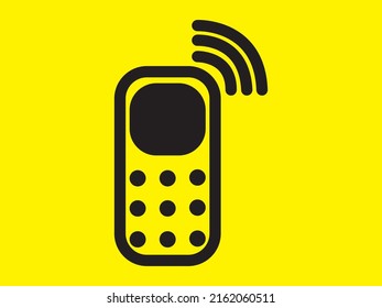 8,973 Phone call icon background yellow Images, Stock Photos & Vectors ...