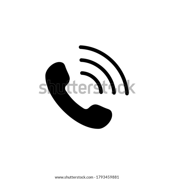 Vector de icono de teléfono. Ilustración del símbolo del icono de ...