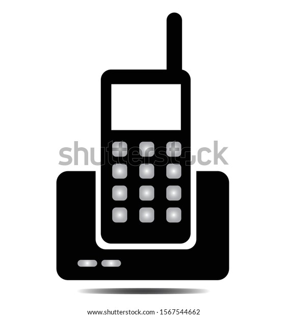 Phone Icon White Background Web App: เวกเตอร์สต็อก (ปลอดค่าลิขสิทธิ์ ...
