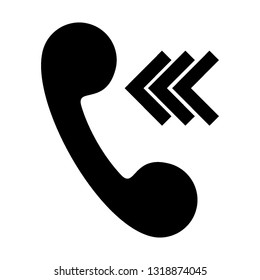 Phone Icontelephone Receiver Vector Icon Vector Stock Vector (Royalty ...