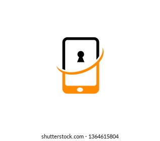 Phone Lock Logo Stock Vector (Royalty Free) 1364615804 | Shutterstock