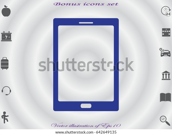 Phone Mobile Tablet Vector Illustration Eps10 Stock Vector (Royalty ...
