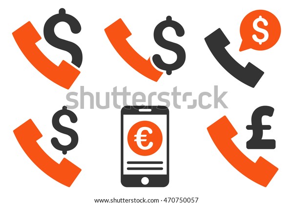 Phone Order Vector Icons Pictogram Style Stock Vector (Royalty Free ...