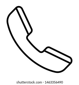 Phone Outline Icon Vector Stock Vector (Royalty Free) 1463356490
