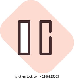 Phone Pause Illustration Vector On White Stock Vector (Royalty Free ...