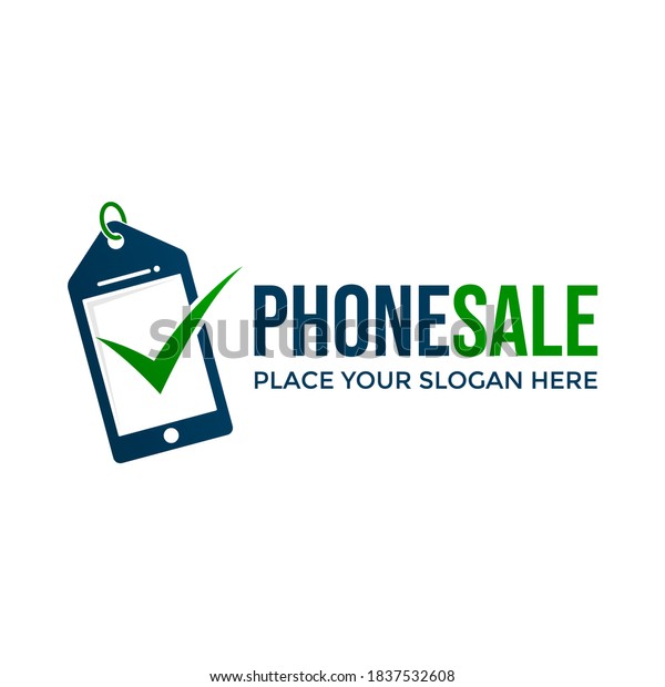 Phone Sale Vector Logo Template This Stock Vector (Royalty Free ...