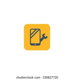 Phone Screen Repair Vector Logo Design Stock Vector (Royalty Free ...
