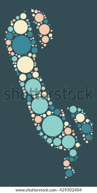 Phone Shape Design By Color Point Stock Vector (Royalty Free) 429302404 ...