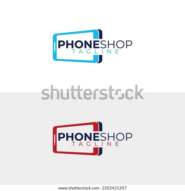 Phone Shop Logo Icon Vector Isolated Stock Vector (Royalty Free ...