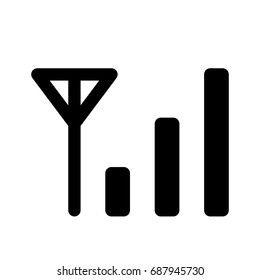 Phone Signal Bars Stock Vector (Royalty Free) 1209325051