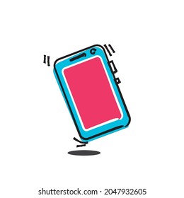 Phone Simple Clip Art Vector Illustration Stock Vector (Royalty Free ...