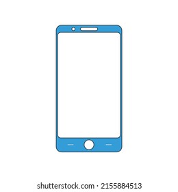 Phone Simple Design Smartphone Logo Stock Vector (Royalty Free ...