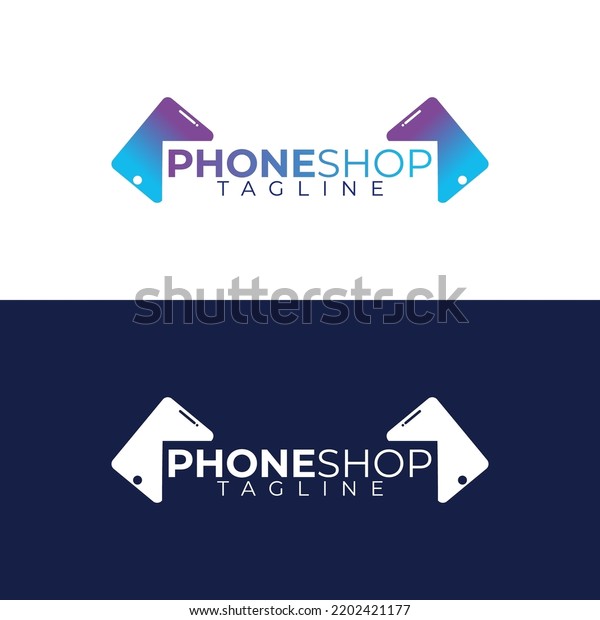 Phone Store Logo Icon Concept Vector Stock Vector (Royalty Free ...