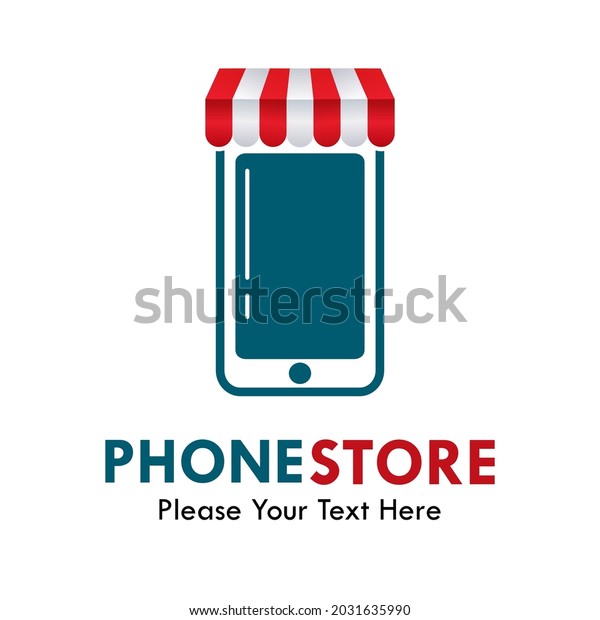 Phone Store Logo Template Illustration Stock Vector (Royalty Free ...