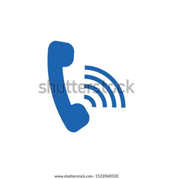 Phone Symbol Silhouette Vector Illustration Desing Stock Vector ...