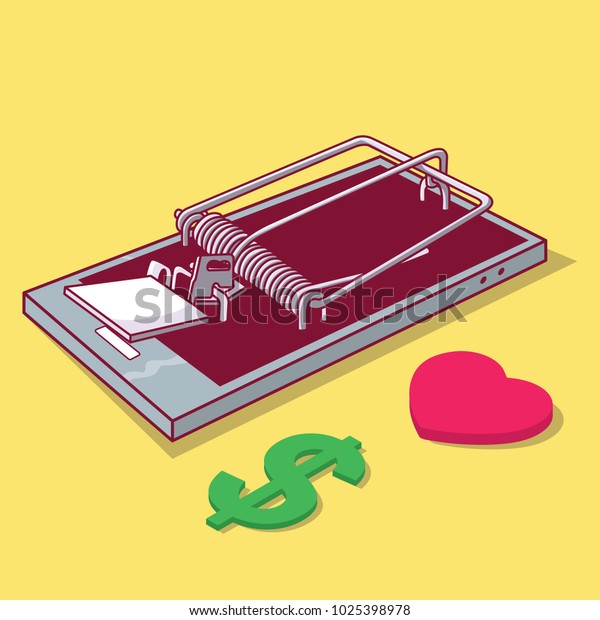 Phone Trap Vector Illustration Social Media Stock Vector (Royalty Free ...