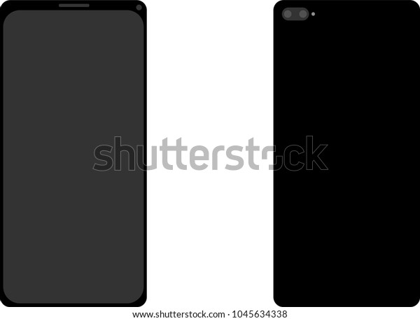 Phone Vector Illustrator Stock Vector (Royalty Free) 1045634338 ...