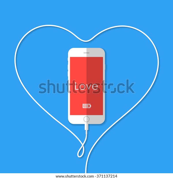 292 Cable Charger Heart Images, Stock Photos & Vectors | Shutterstock