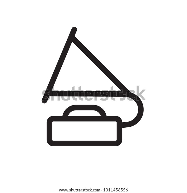 Phono Graph Icon Outline Stock Vector (Royalty Free) 1011456556 ...