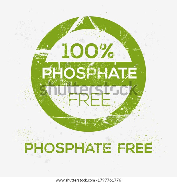 Phosphate Free Label Sign Vector Illustration Stock Vector (Royalty ...