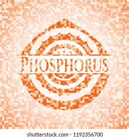 Phosphorus Orange Tile Background Illustration Square Stock Vector ...