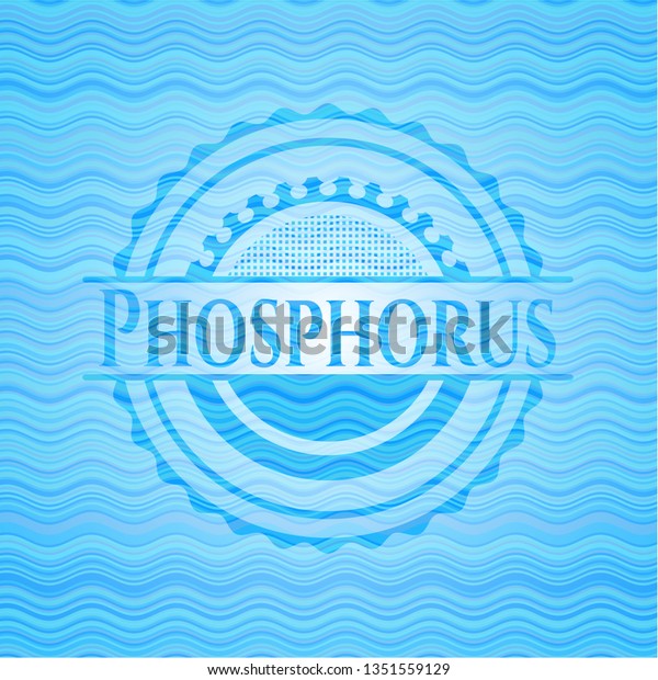 Phosphorus Water Emblem Background Stock Vector (Royalty Free ...