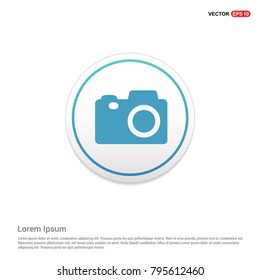 Photo Camera Icon White Background Icon Stock Vector (Royalty Free ...