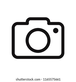 Photo Camera Vector Icon Photography Sign Stock Vector (Royalty Free ...