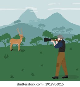 1,620 Deer hunter cartoon Images, Stock Photos & Vectors | Shutterstock