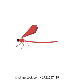 Photo Logo Vector Red Dragonflies Stock Vector (Royalty Free ...