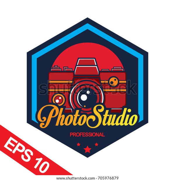 Photo Studio Logo Design Template Stock Vector (Royalty Free) 705976879 ...