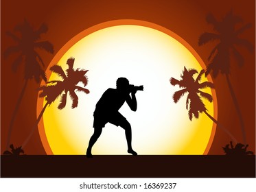 Photographer Illustration Stock Vector (Royalty Free) 16369237 ...