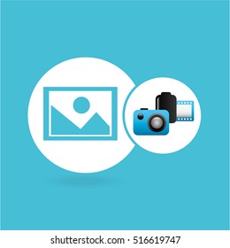 Photographic Camera Image Negative Roll Vector Stock Vector (Royalty ...
