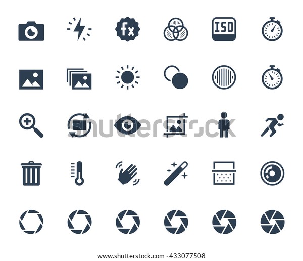 Photography Digital Camera Related Vector Icon Stock Vector (Royalty ...