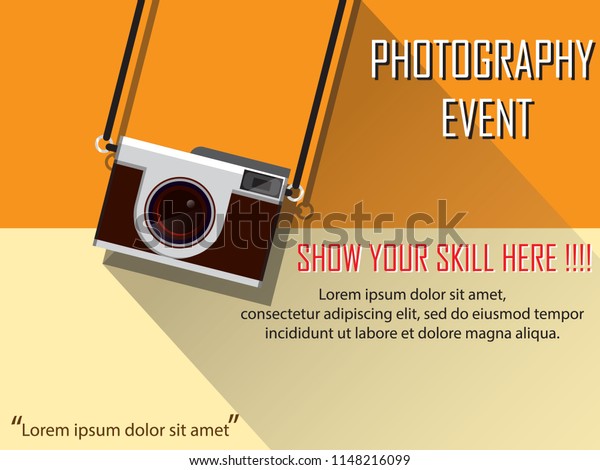 Photography Event Concept Competitions Banners Stock Vector (Royalty ...