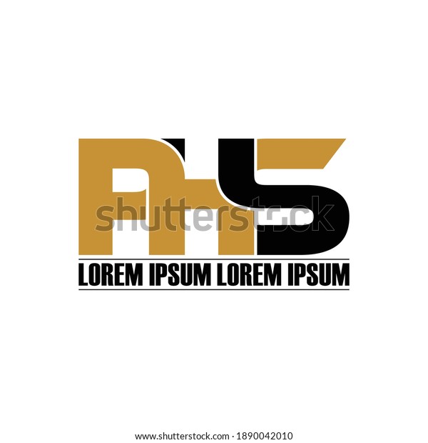 Phs Letter Monogram Logo Design Vector Stock Vector (Royalty Free ...