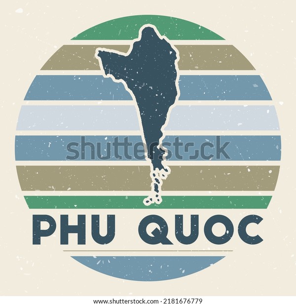 Vektor Stok Phu Quoc Logo Sign Map Island (Tanpa Royalti) 2181676779 ...